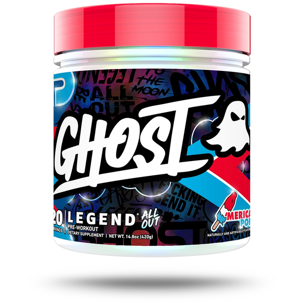 GHOST LEGEND® ALL OUT V2 | 'MERICA POP | HIGH-STIM PRE-WORKOUT SUPPLEMENT
