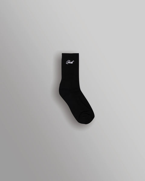 GHOST® INSPO CREW SOCKS | BLACK - GHOST LIFESTYLE