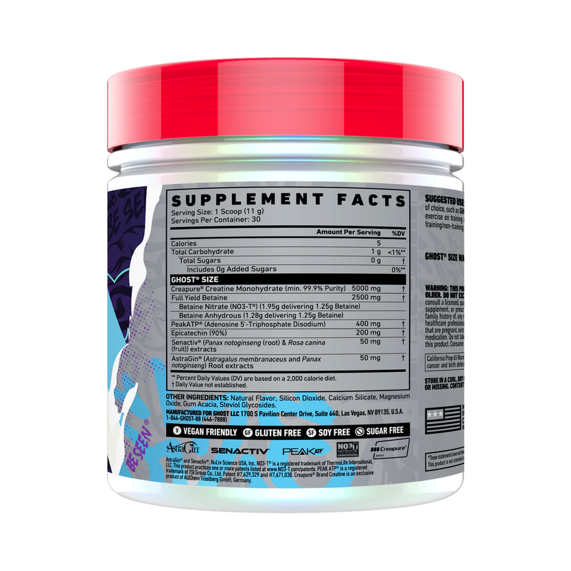 GHOST® SIZE V3 | 'NATTY' | CREATINE MUSCLE BUILDING SUPPLEMENT