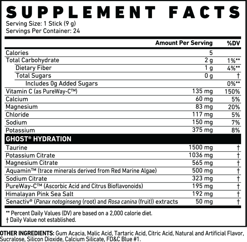 GHOST® HYDRATION STICK | LEMON CRUSH | HYDRATION SAMPLE