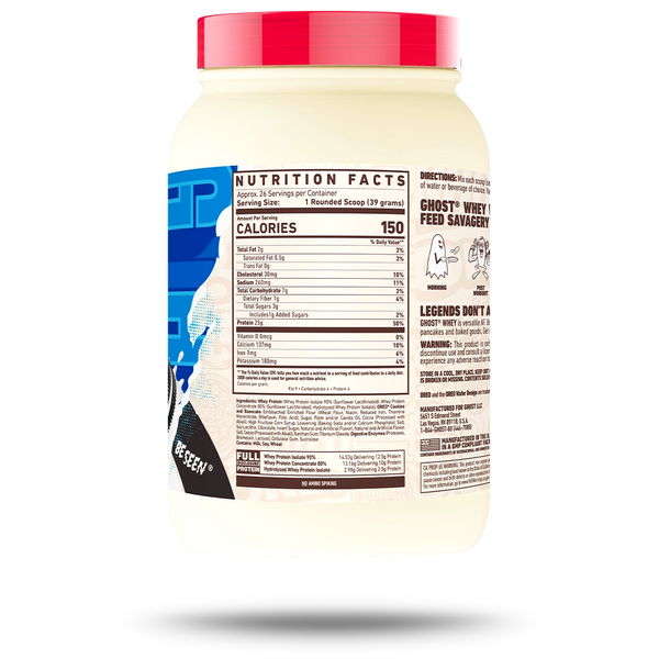 GHOST® WHEY | OREO® | WHEY PROTEIN SUPPLEMENT