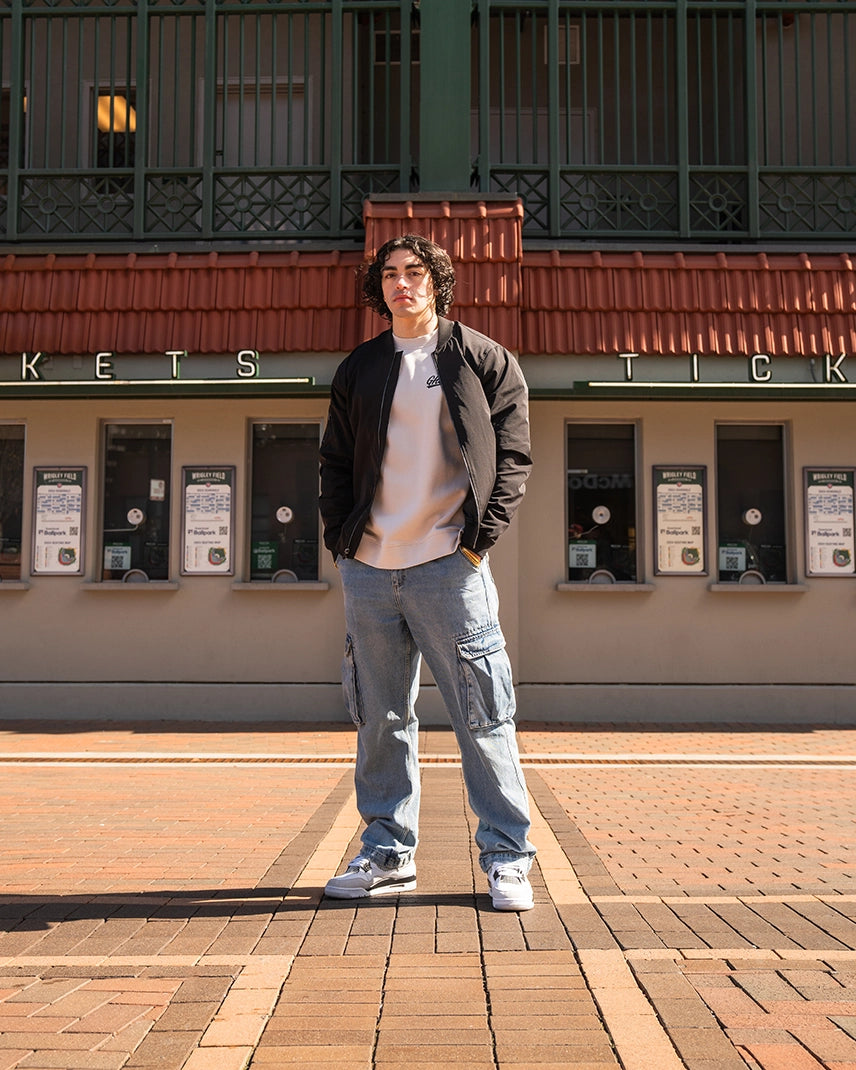 GHOST® HERITAGE BOMBER JACKET | BLACK - GHOST LIFESTYLE