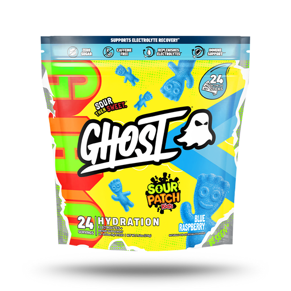 GHOST® HYDRATION STICKS | SOUR PATCH KIDS® "BLUE RASPBERRY" | HYDRATION ...